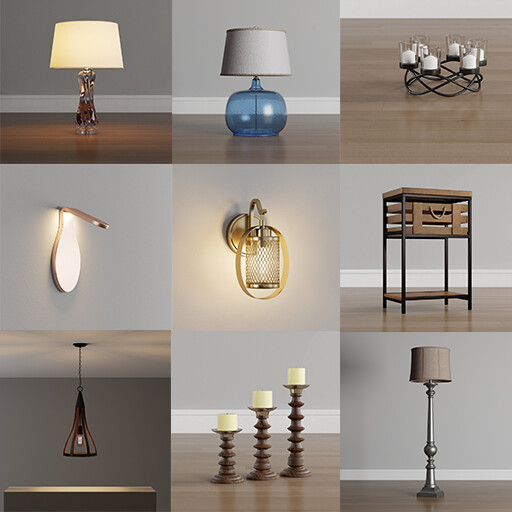 ArtStation - Objects for Interior Design - PART01