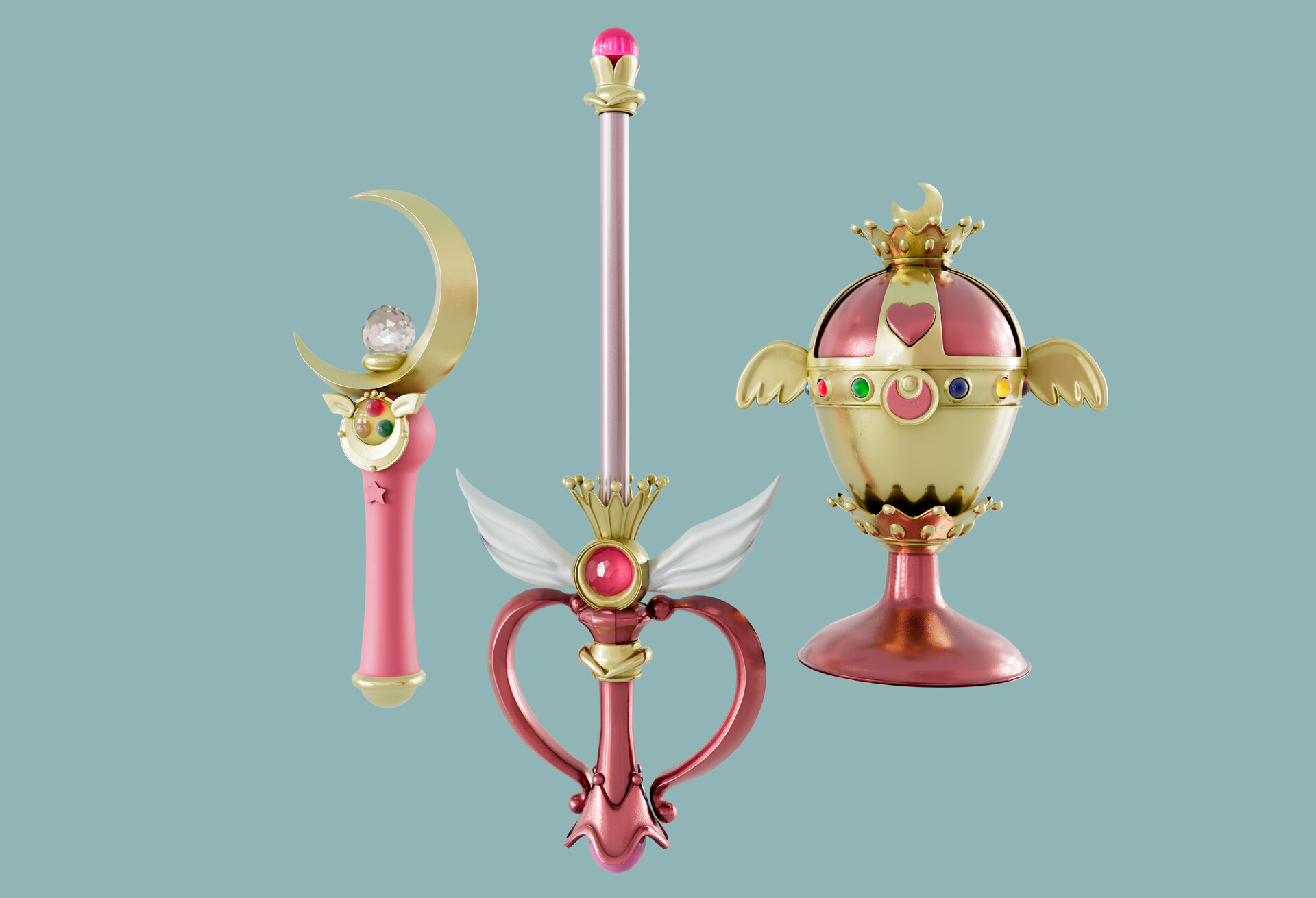 ArtStation - Sailor Moon Props