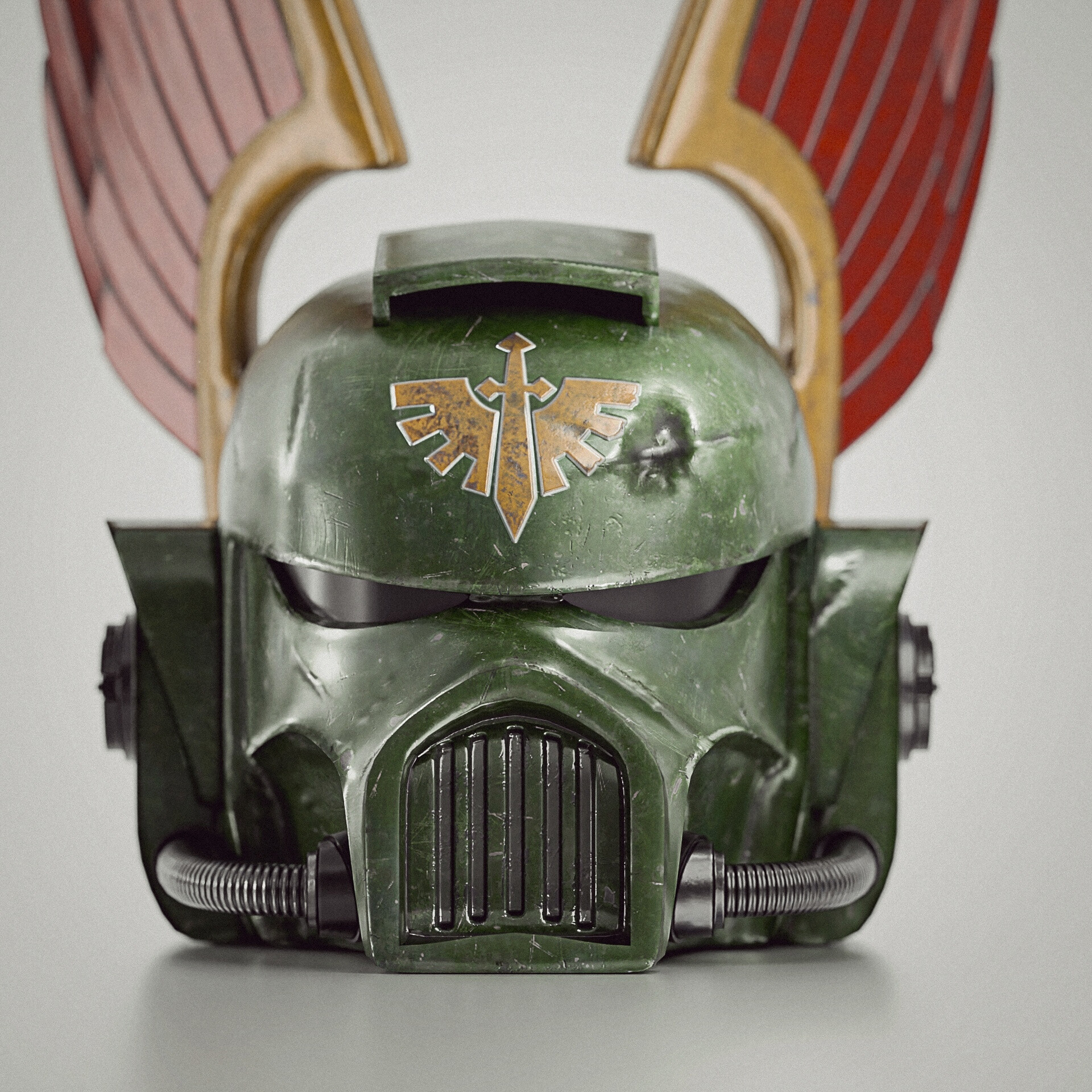 ArtStation - Warhammer Dark Angel Helmet