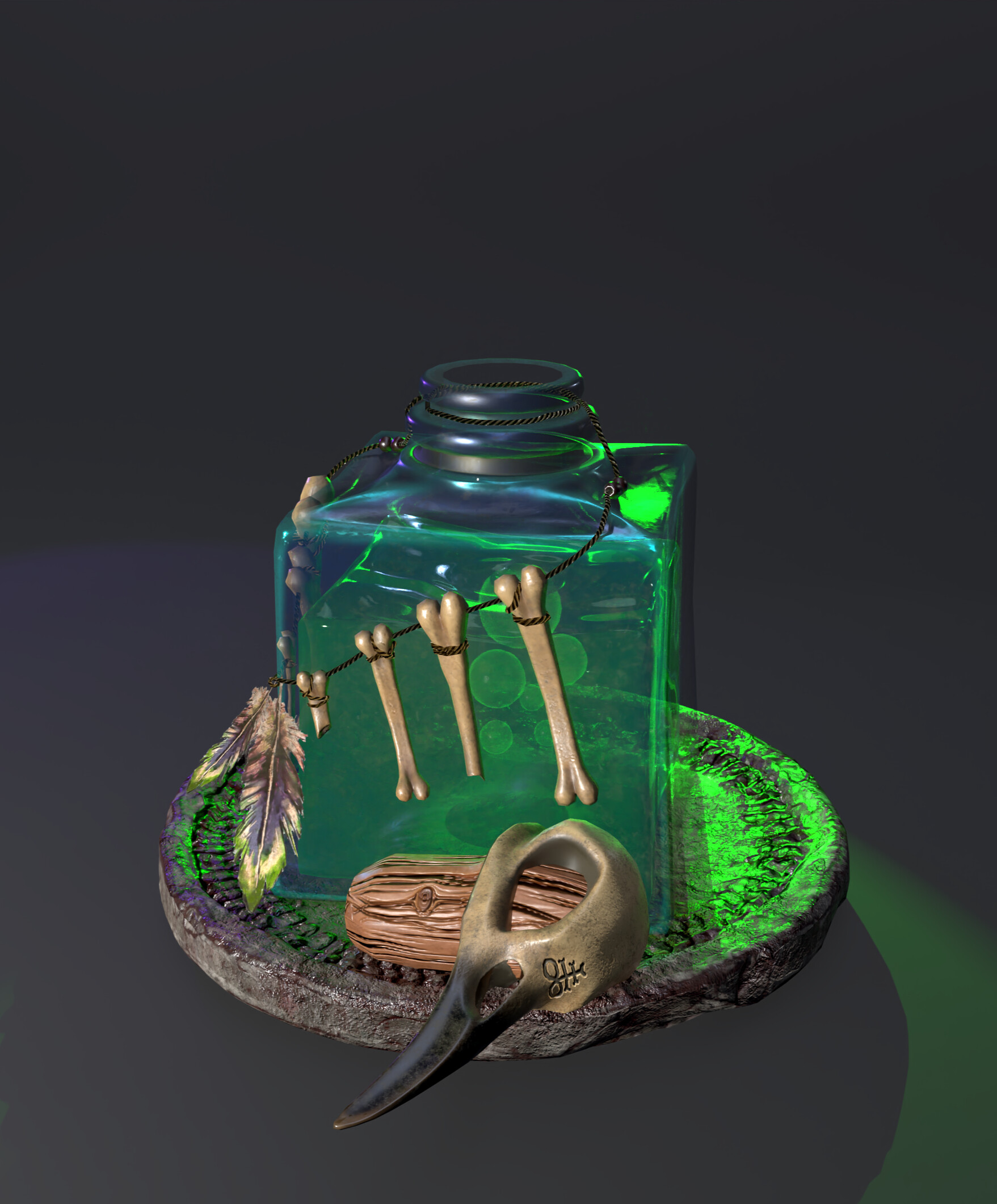ArtStation - Poison Bottle