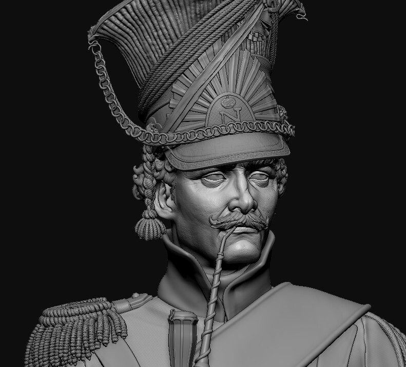 ArtStation - French Hussar. Sculpt