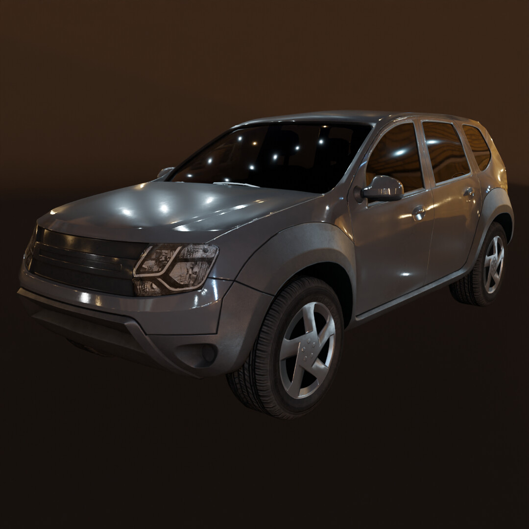 ArtStation - Renault Duster realistic 3D model.