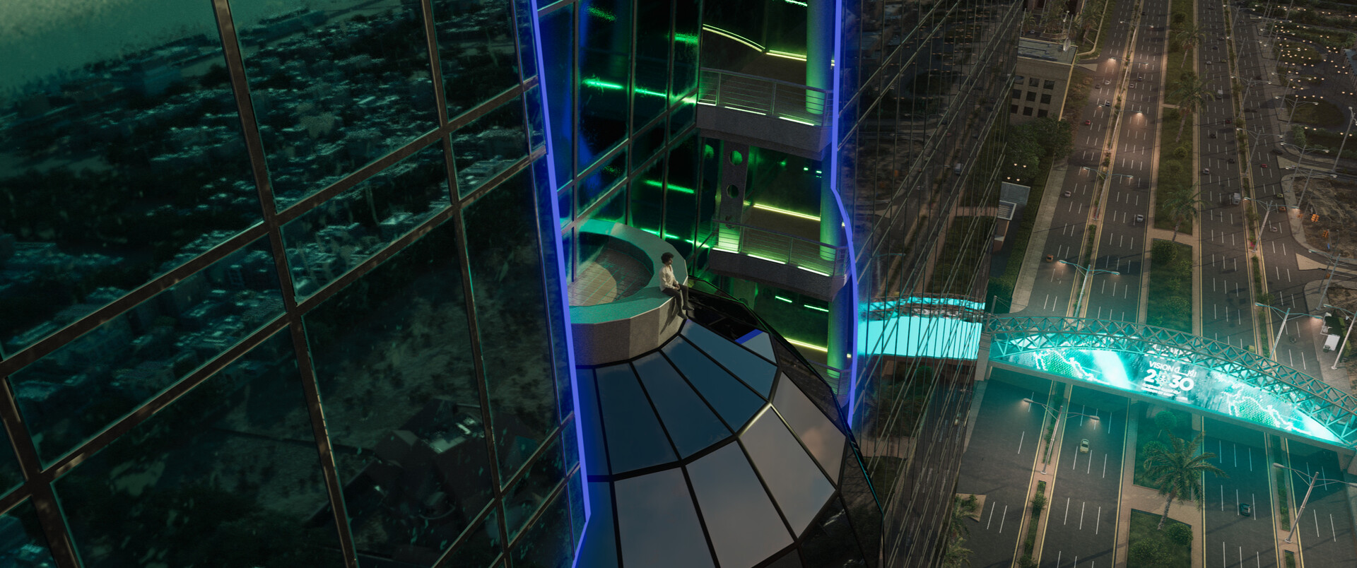 ArtStation - El-shaha Tower VFX Breakdown