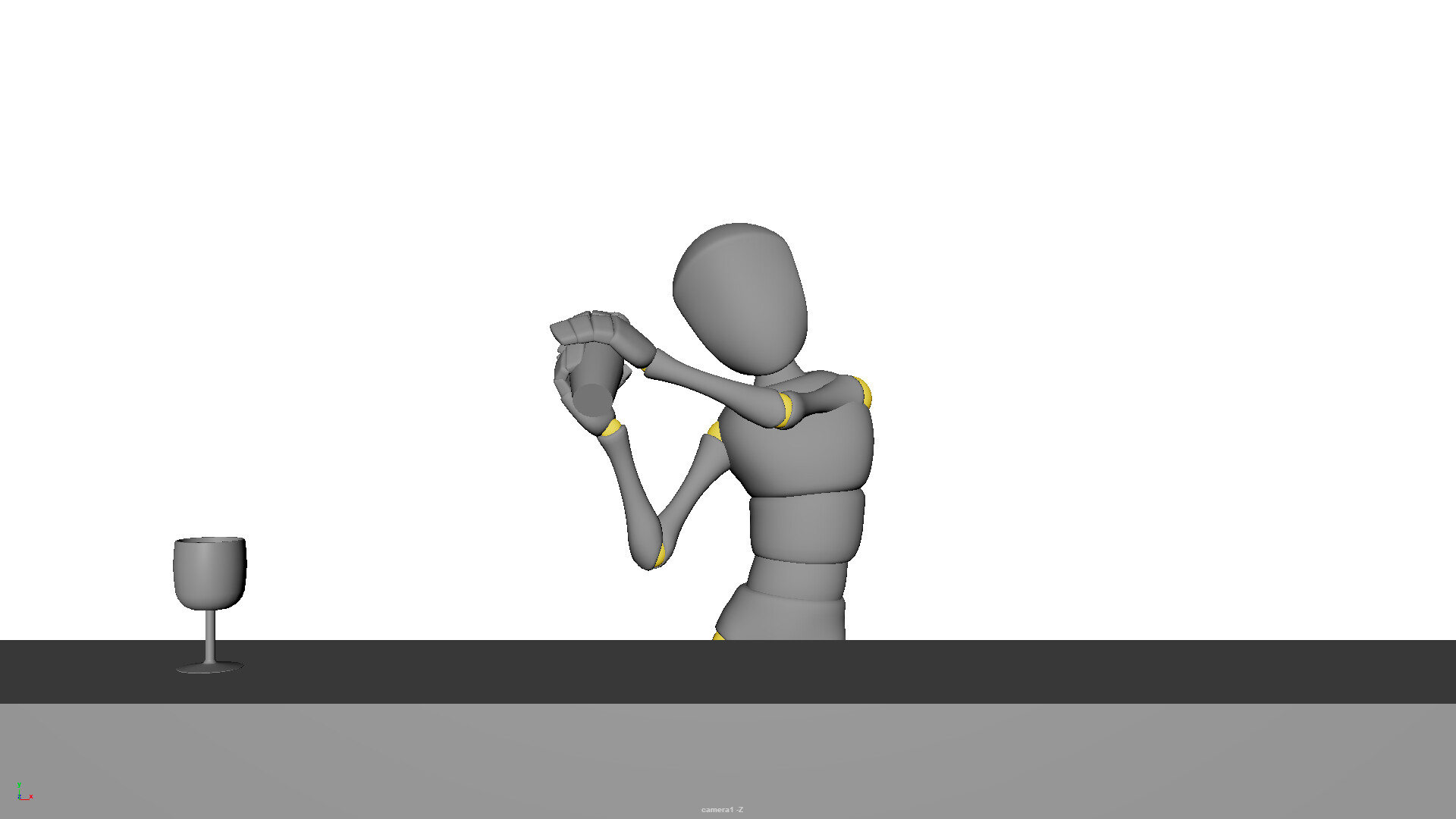 ArtStation - Stylized Barman Animation