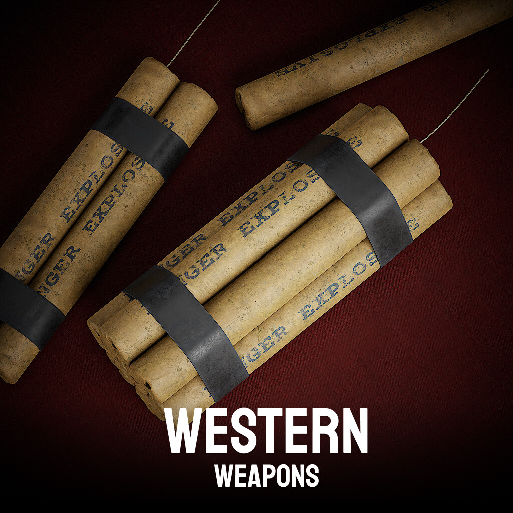 ArtStation - WESTERN WEAPONS | DYNAMITE