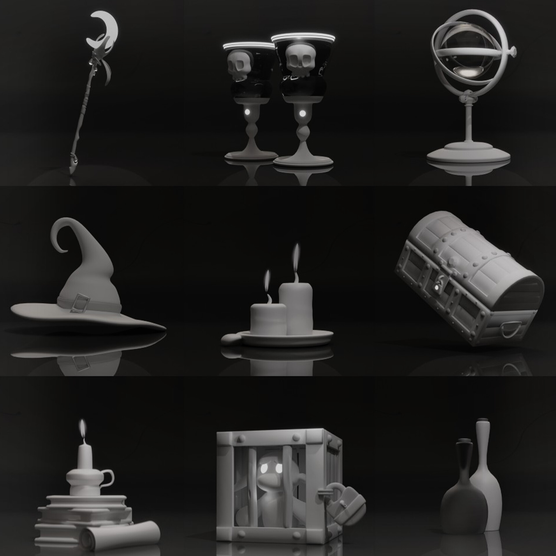 ArtStation - 【 MAGIC / Concept Prop Set