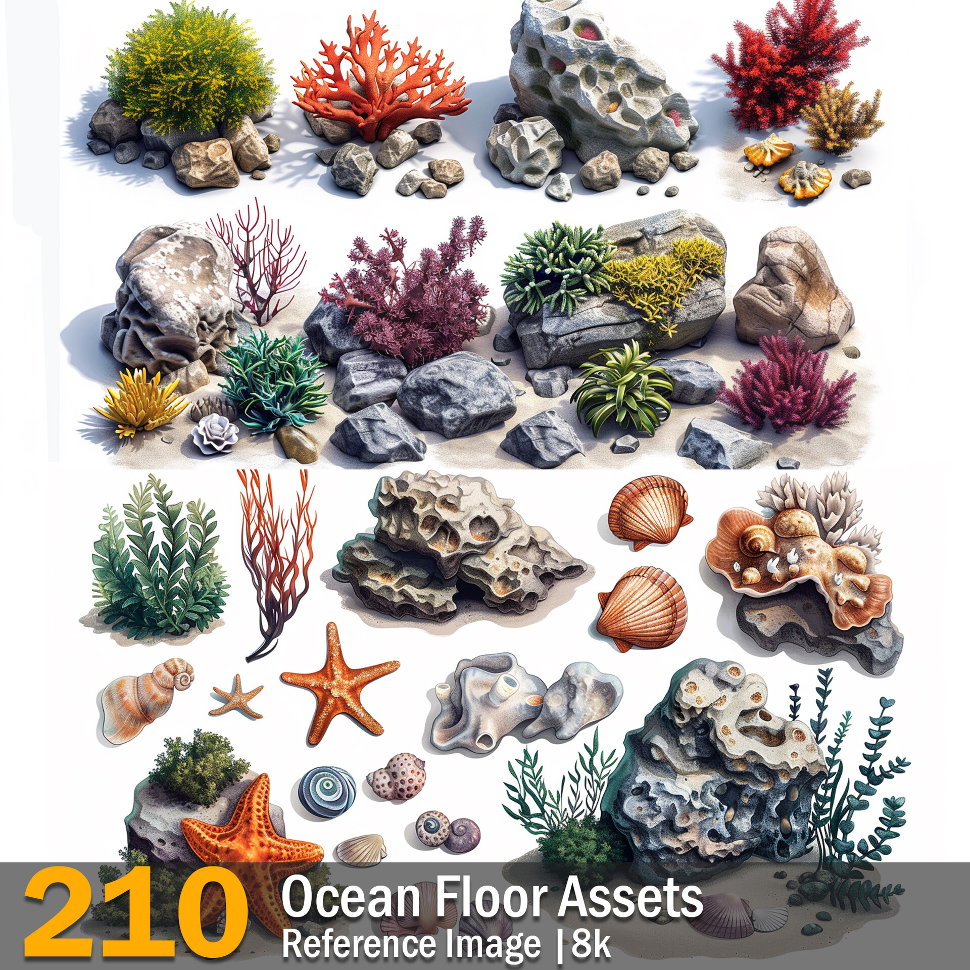 ArtStation - Ocean Floor Assets | Reference Images | 8k