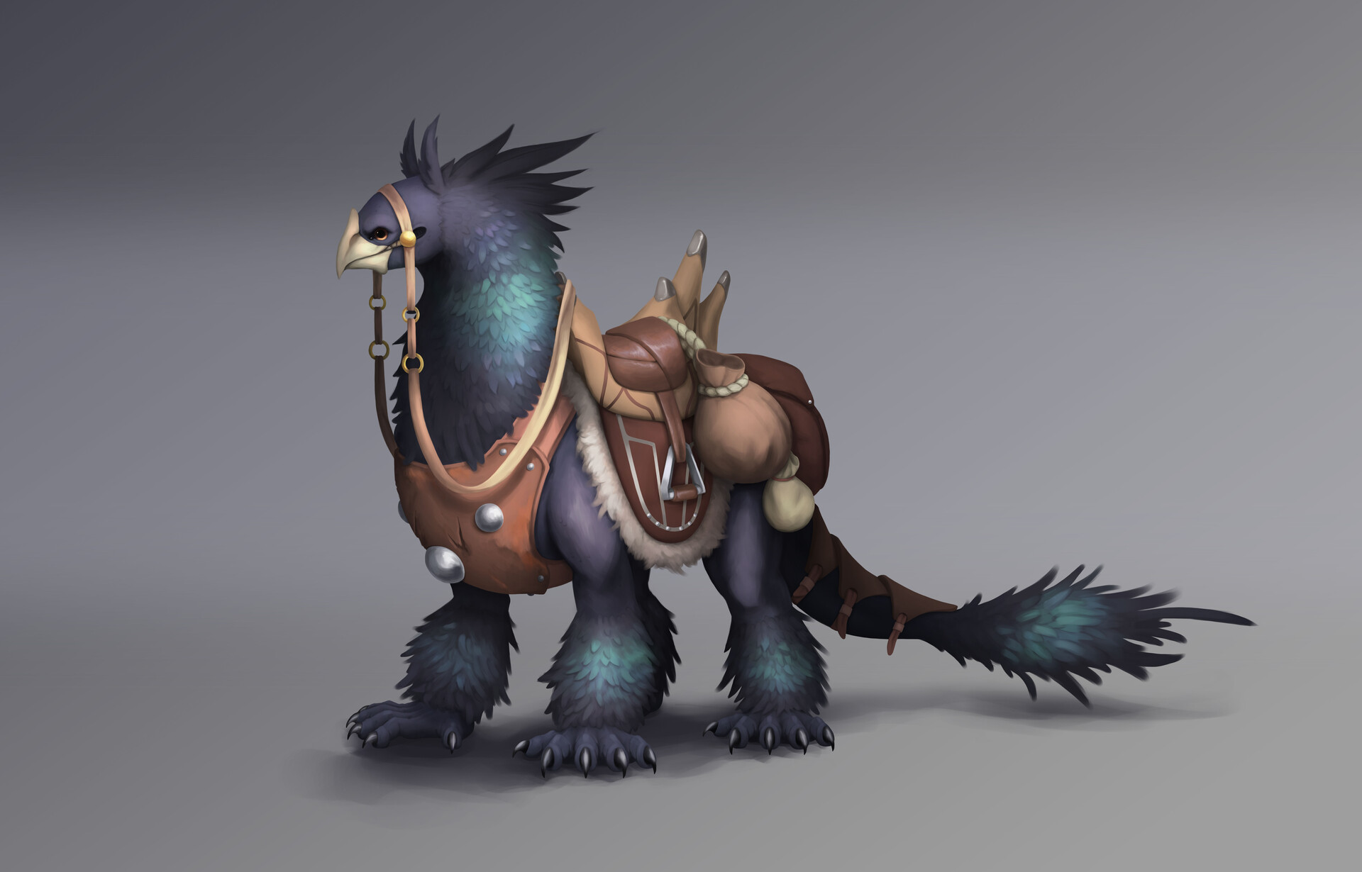 ArtStation - (MOUNT) a work from the characters concept art course. (fungi studio)