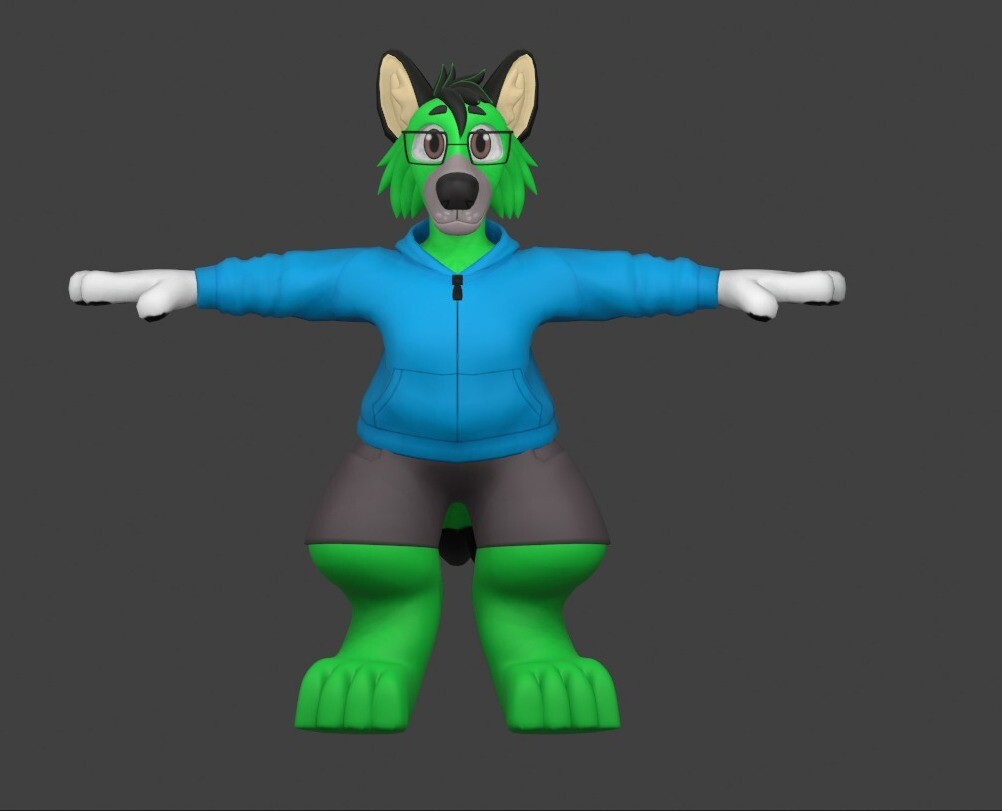 ArtStation - Enso's VRChat Avatar 🐺🌹