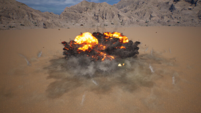 ArtStation - Missle Strike Explosion