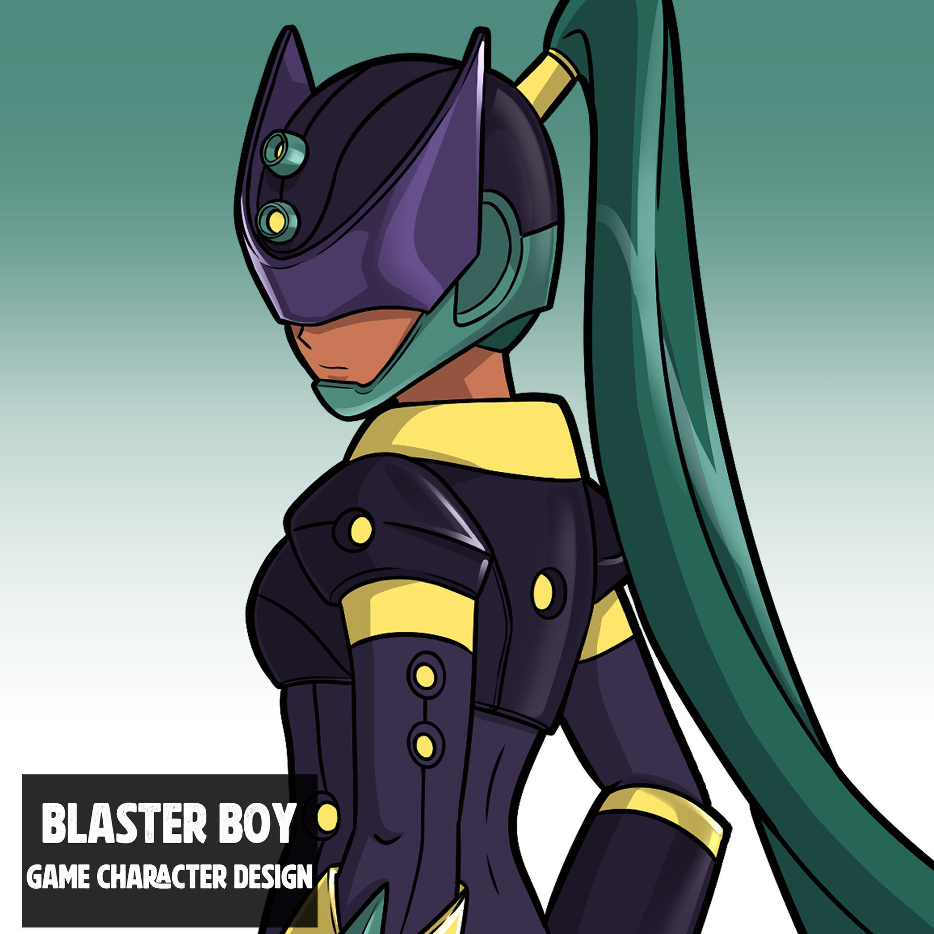 ArtStation - Character Design Blaster Boy