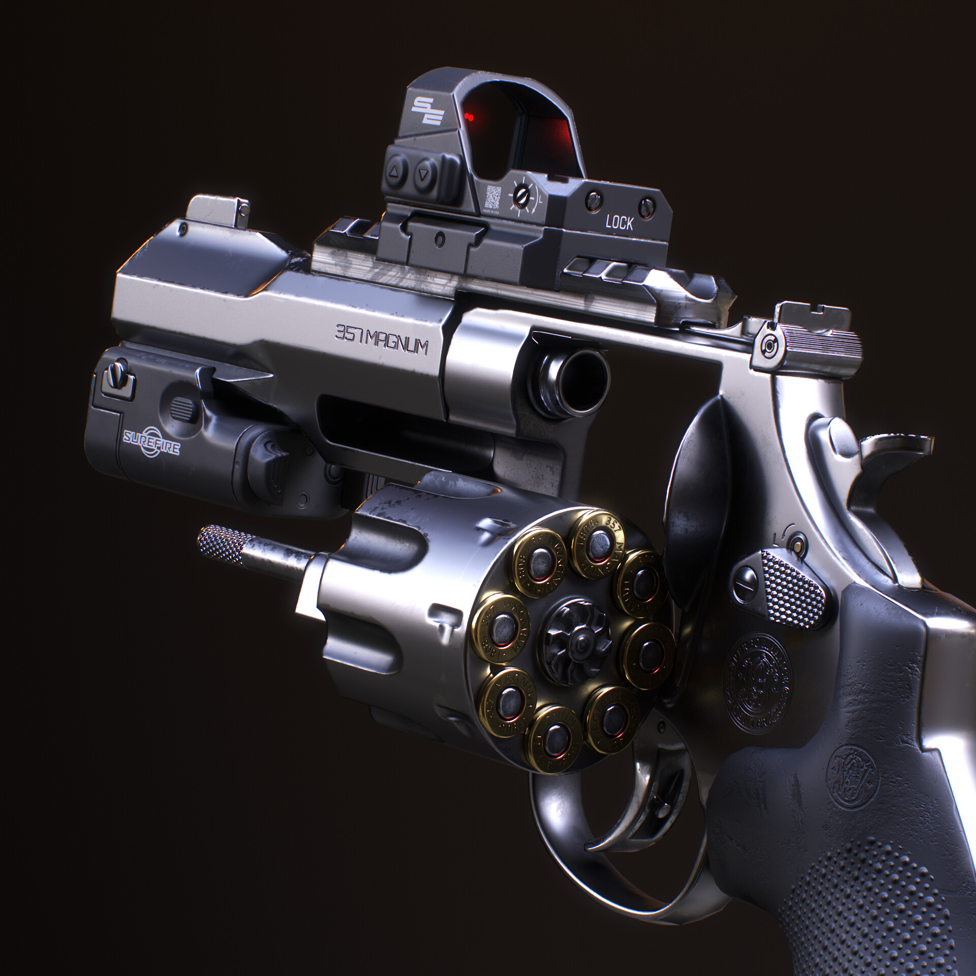ArtStation - From Tutorial to Revolver: My 3D Creation Journey (Thanks ...