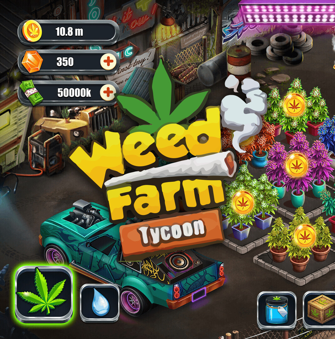 ArtStation - Weed Farm - Mobile Game
