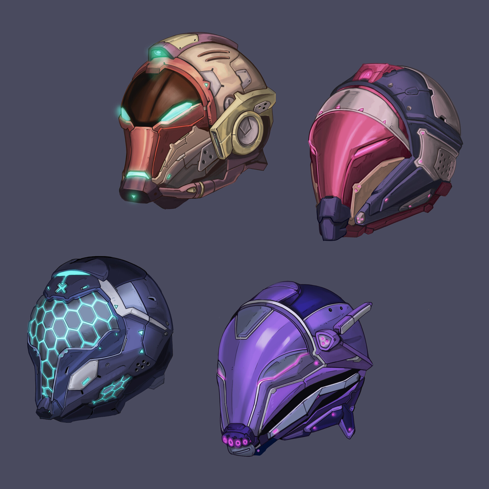 ArtStation - Helmet Comission