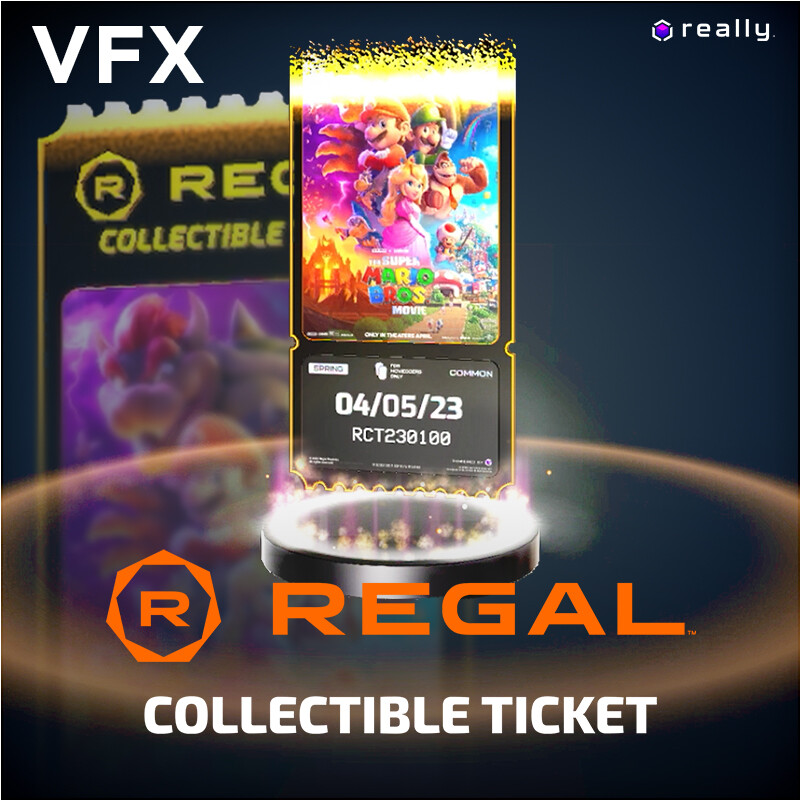 ArtStation - Regal Collectible Ticket: AR: VFX: Dynamic Shader and ...