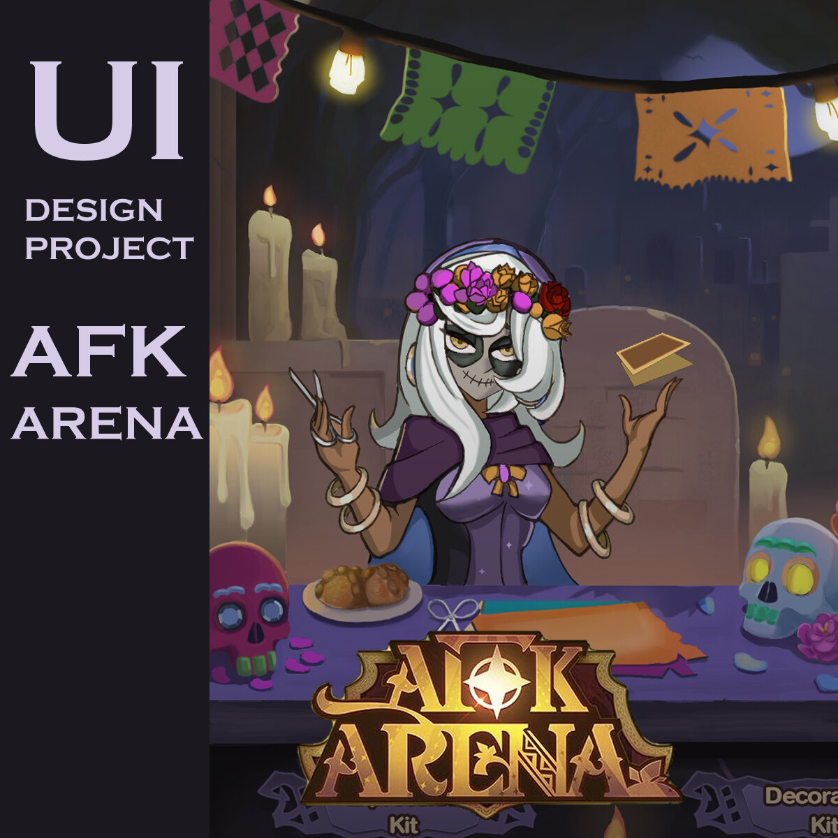 ArtStation - AFK arena Event Page Design (School Project)