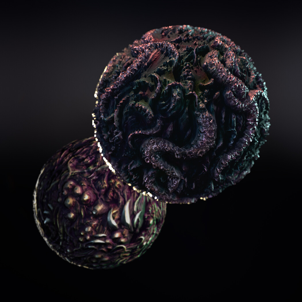 ArtStation - Hand-painted Horror Materials