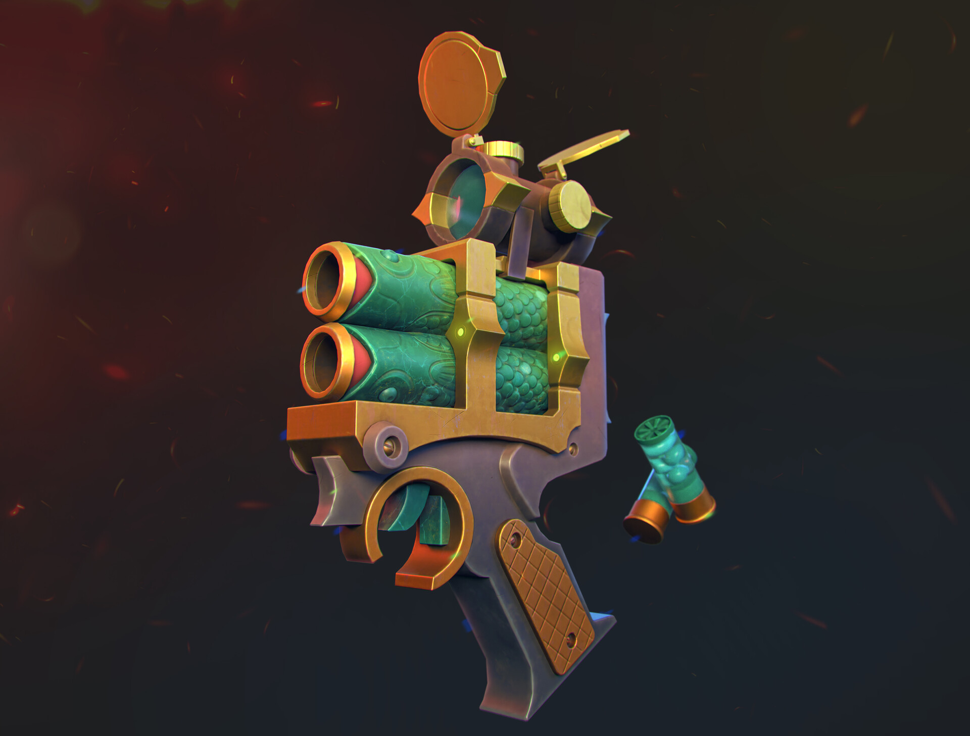 ArtStation - Fish pistol