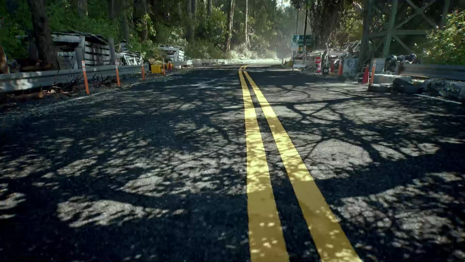 ArtStation - Forest Highway Environment.