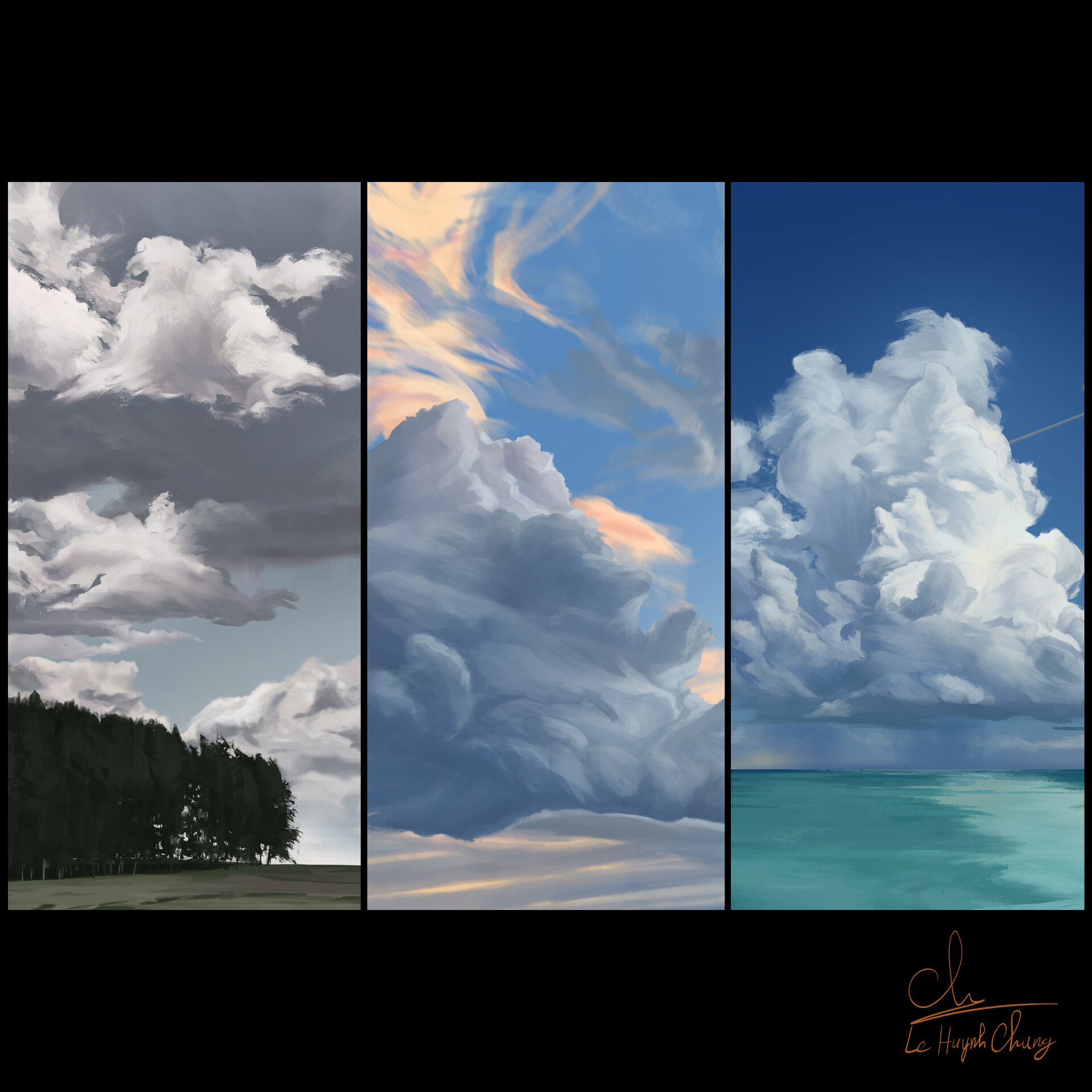 ArtStation - My Cloud Study