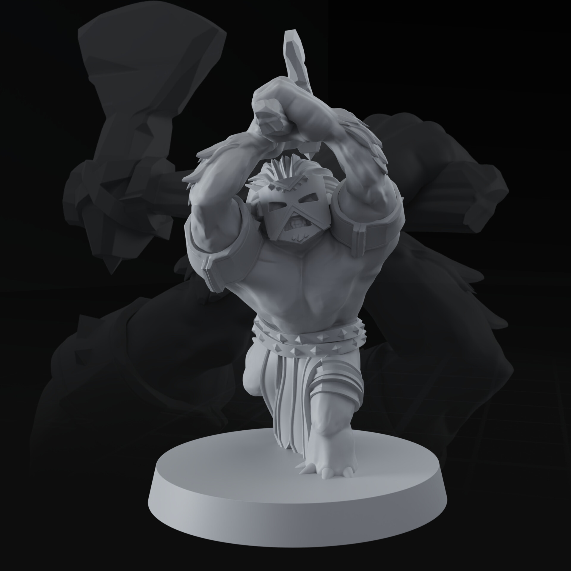 ArtStation - Unhold warrior four