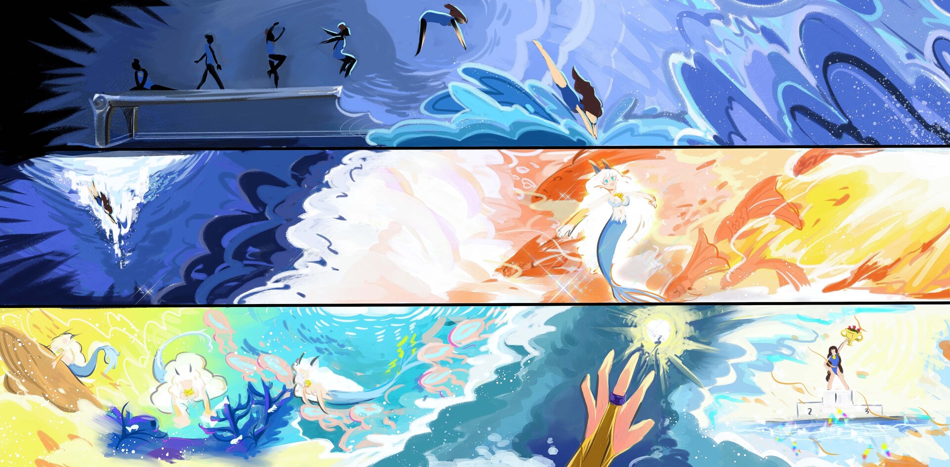 ArtStation - 《Diving Star》Concept Art