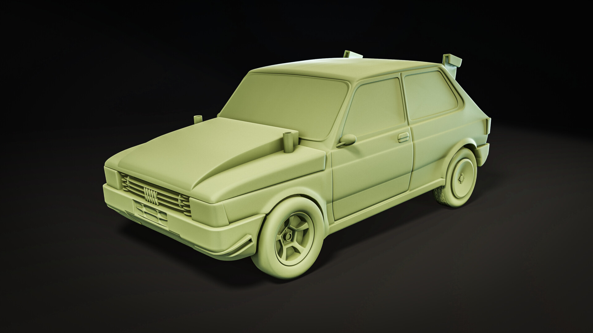 ArtStation - Fiat 147 - Custom Race Car