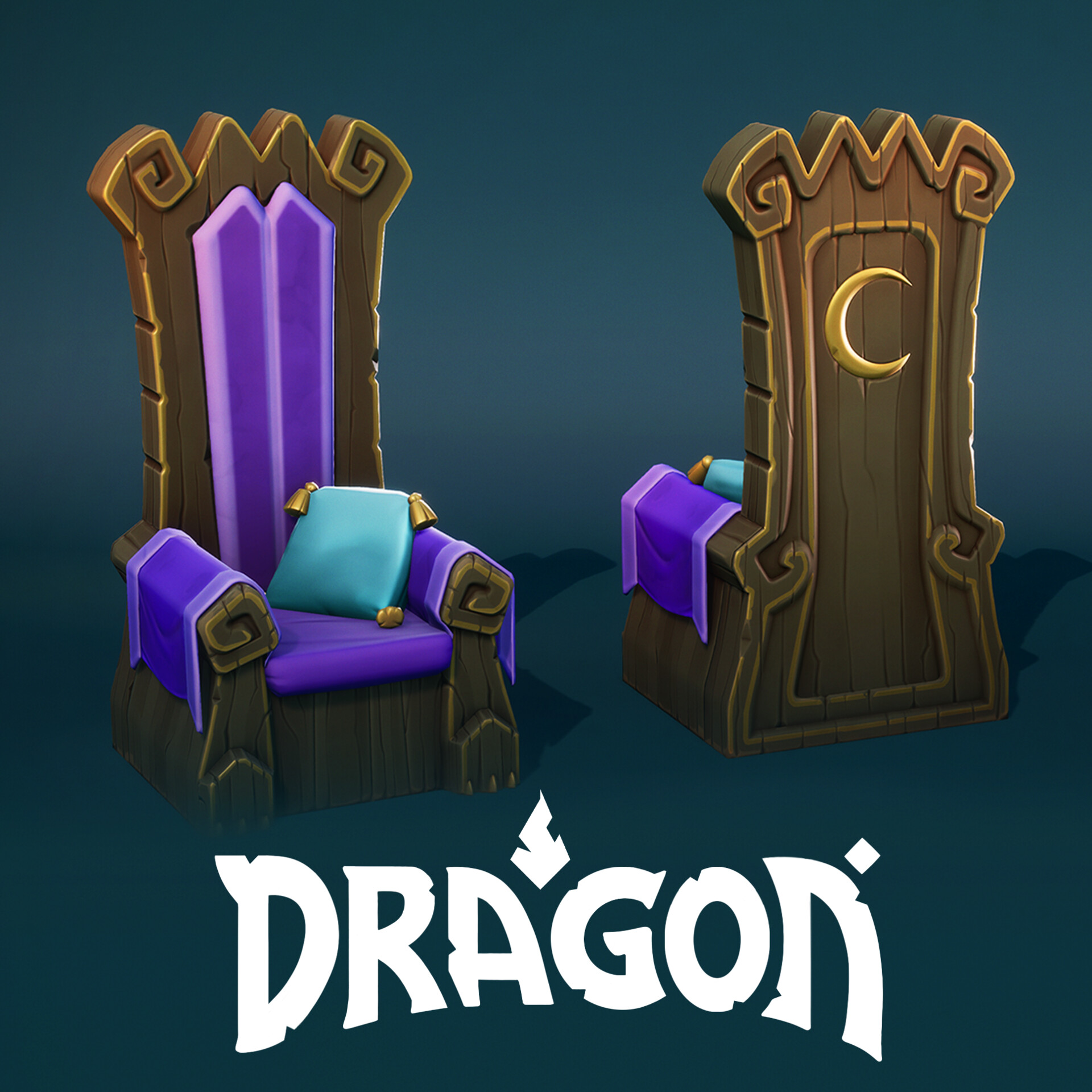 ArtStation - Project Dragon - Mage Chair