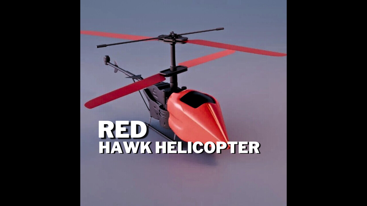 ArtStation - Red Hawk Helicopter