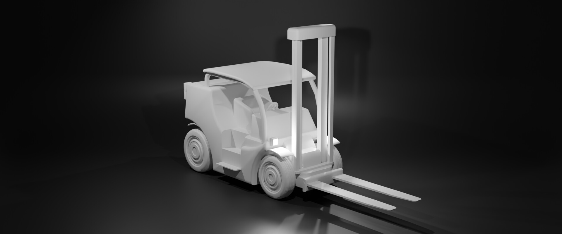 ArtStation - Futuristic Forklift