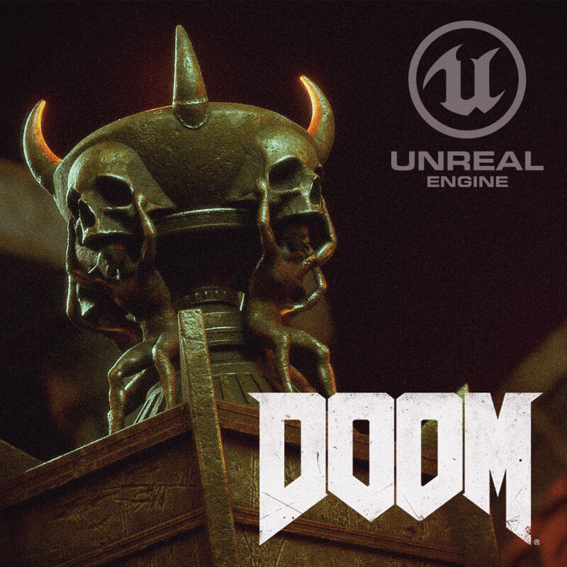 ArtStation - Doom Eternal level recreation