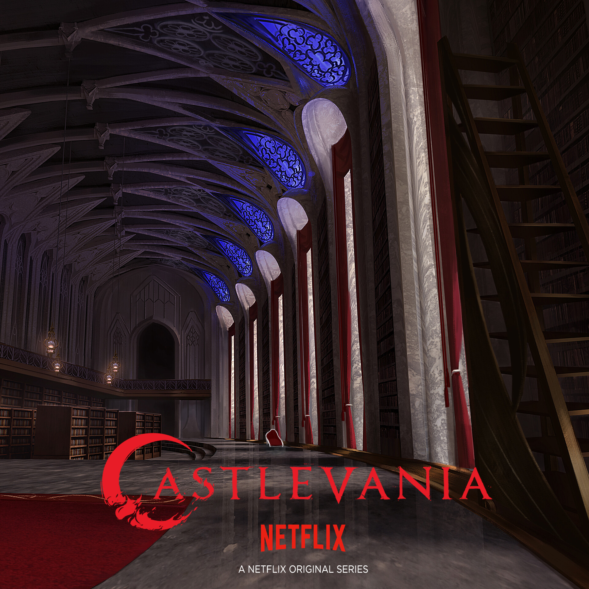 ArtStation - Castlevania season 4 Carmilla's Castle Library design