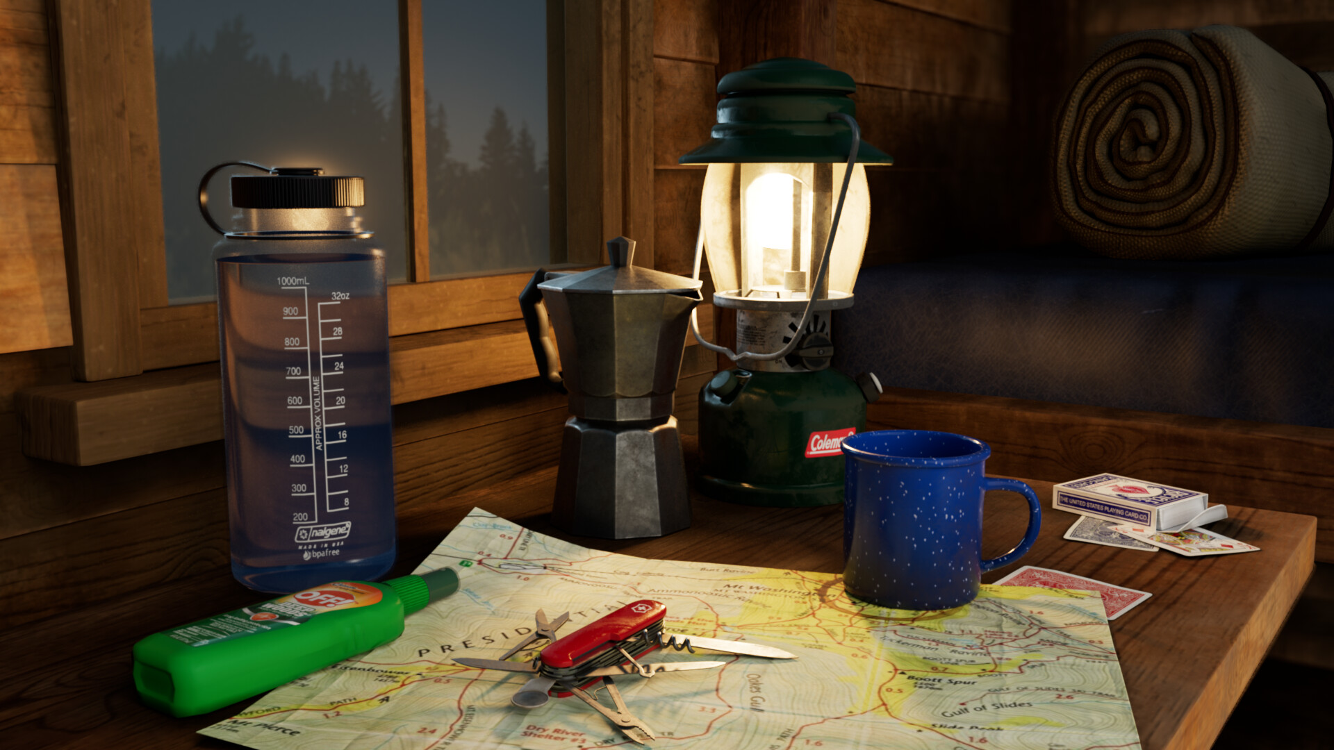 Kate Eastland - Modeling and Look Dev: Camping Scene