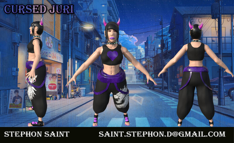 ArtStation - Cursed Juri