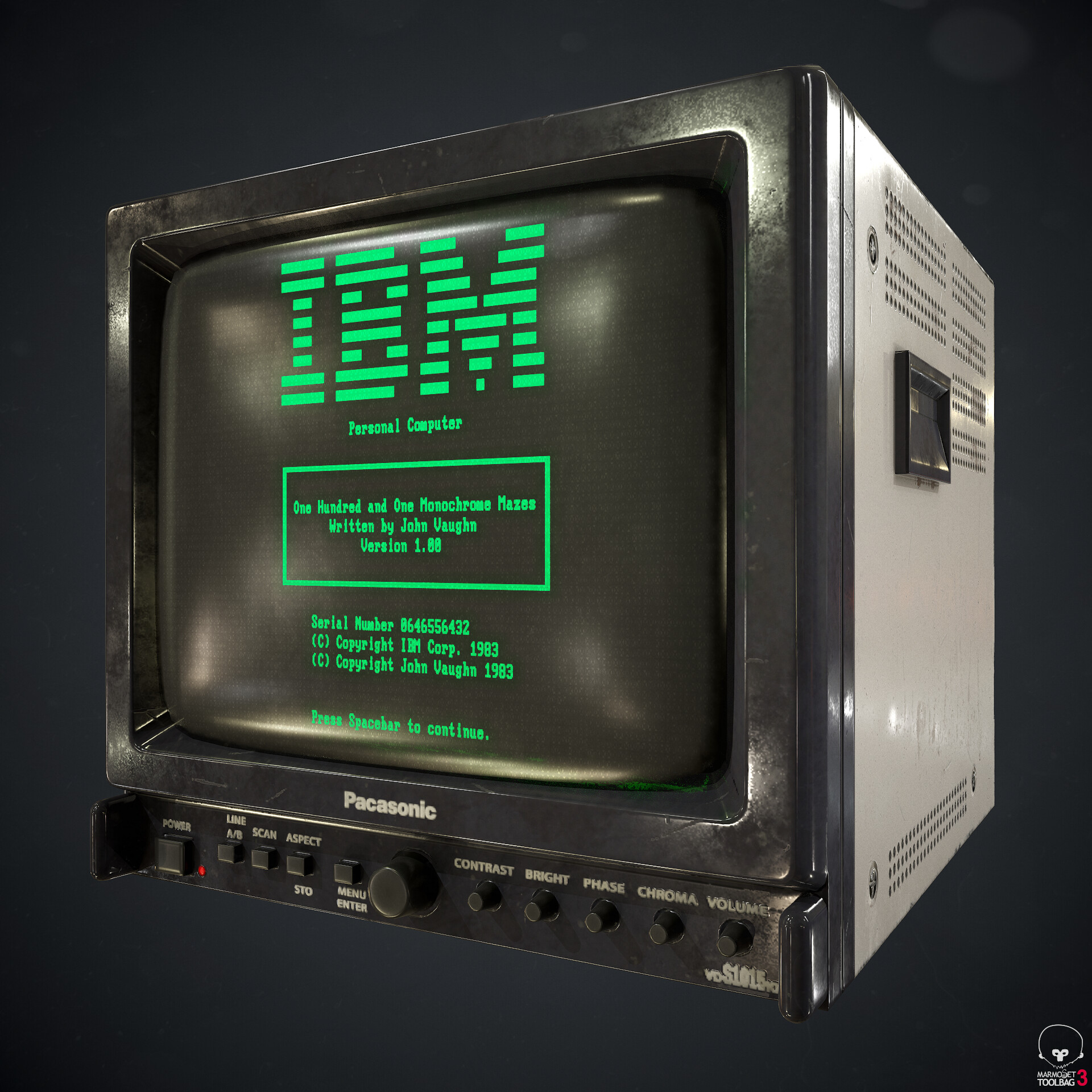 ArtStation - CCTV Vintage Monitor