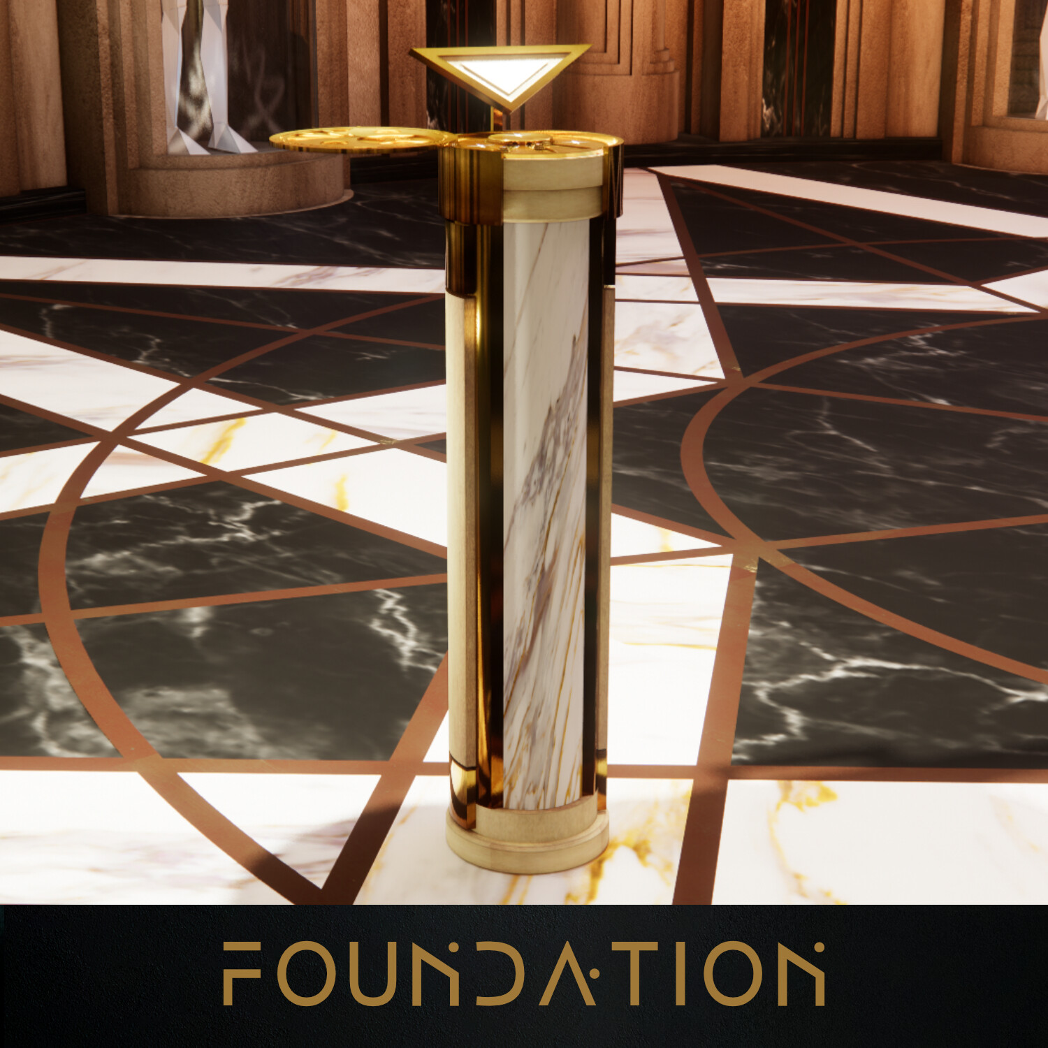 ArtStation - Trantor Imperial Palace - Clone Tank Control Pedestal ...