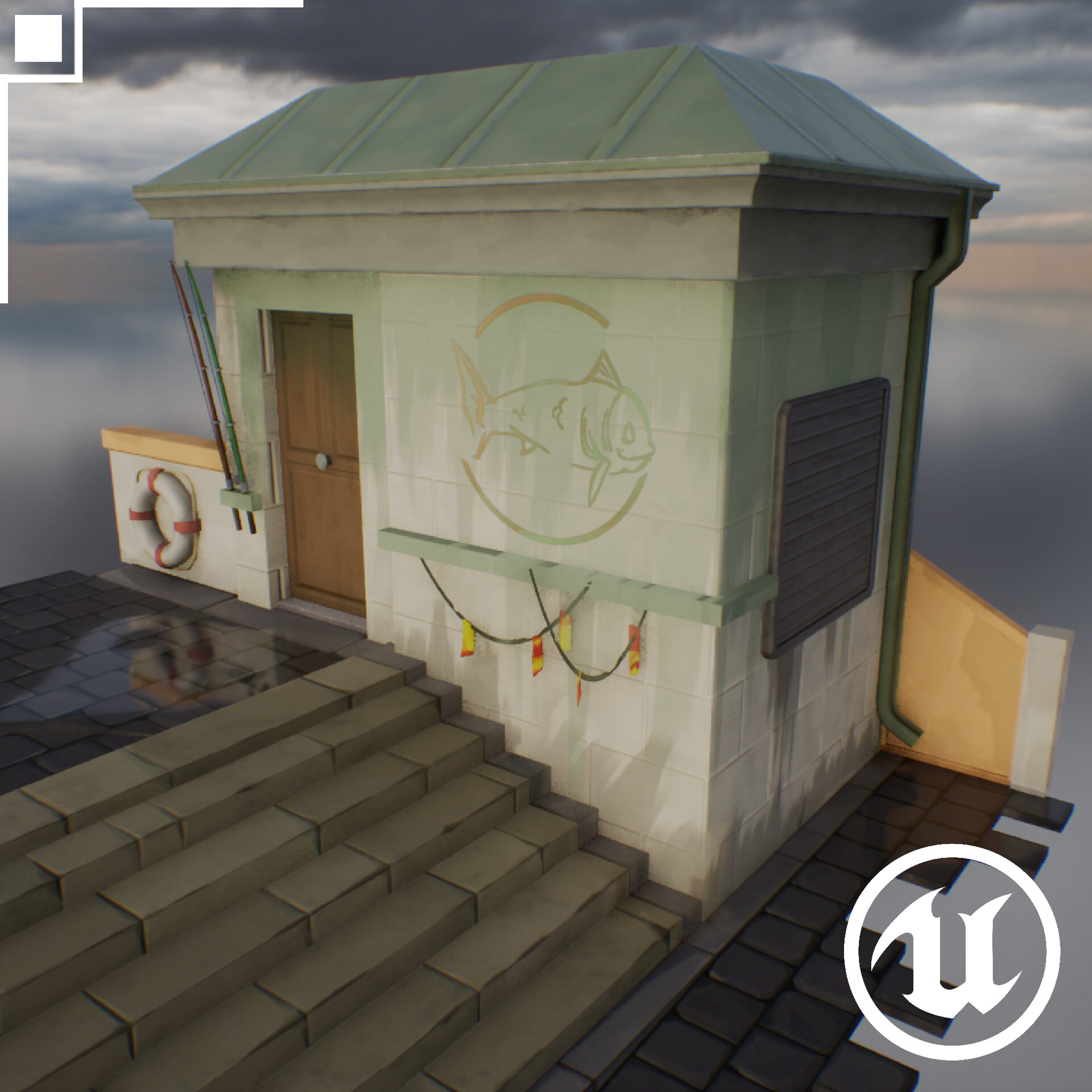 ArtStation - Fishing Hut - Valorant Fanart