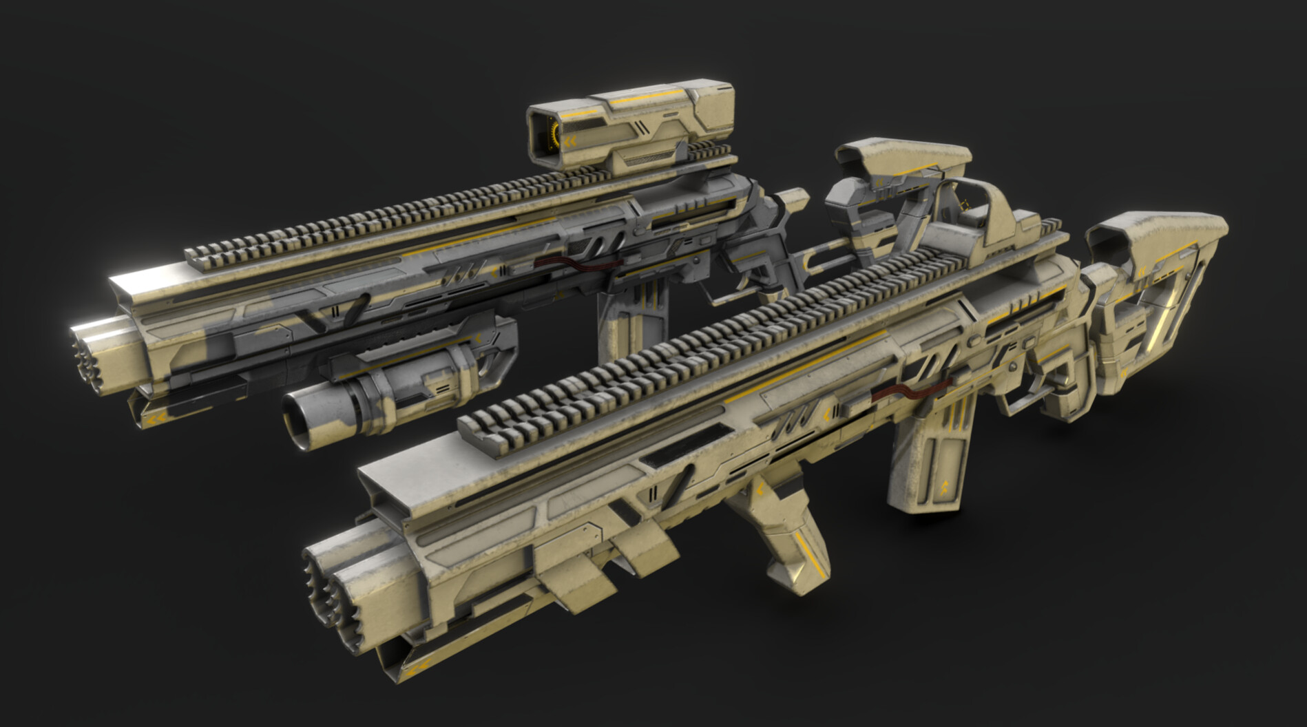 ArtStation - Futuristic Guns