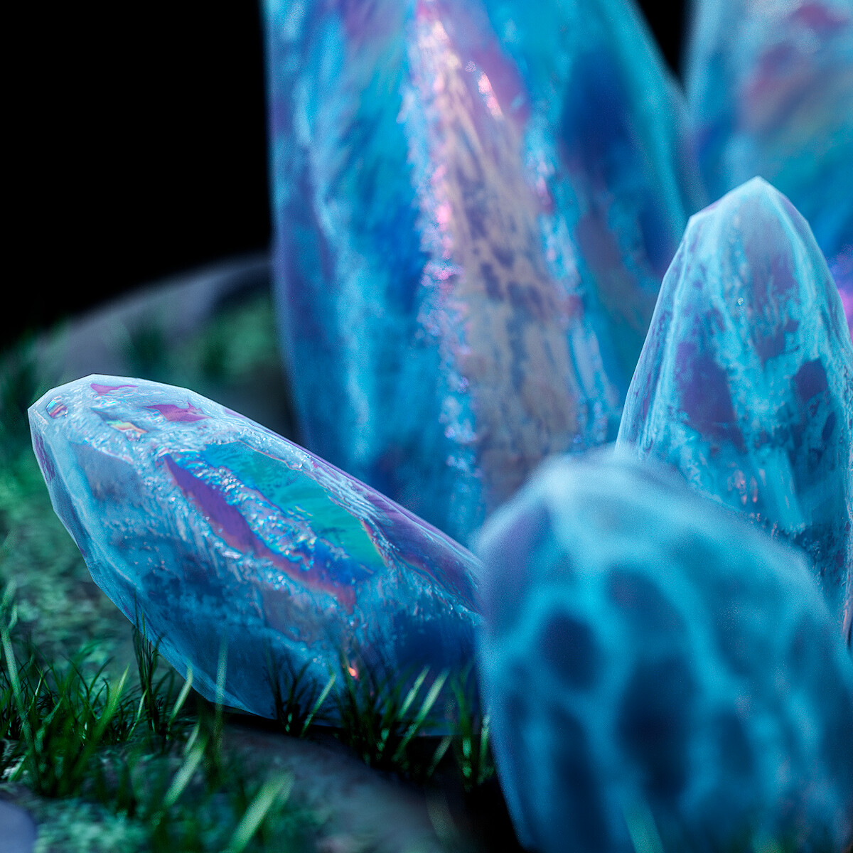 ArtStation - Magic Crystasl Blue Rework