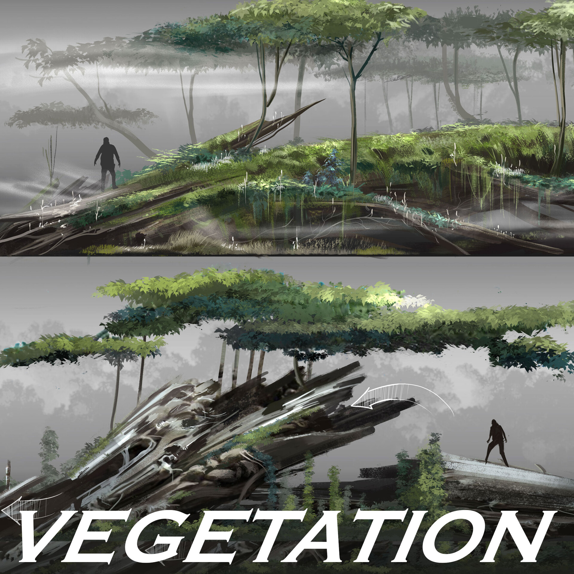 ArtStation - VEGETATION IDEATIONS