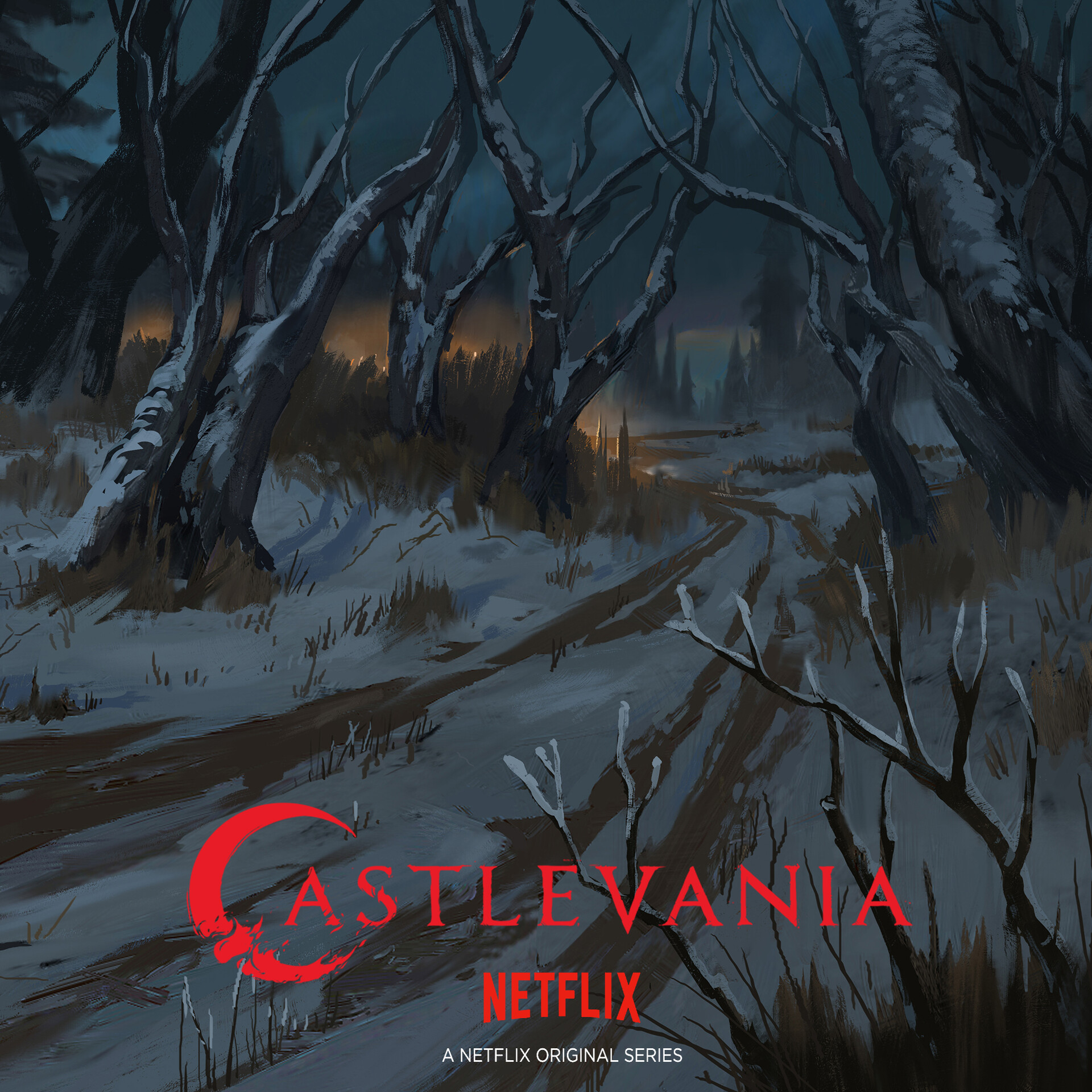 ArtStation - Castlevania Season 2 Forest road