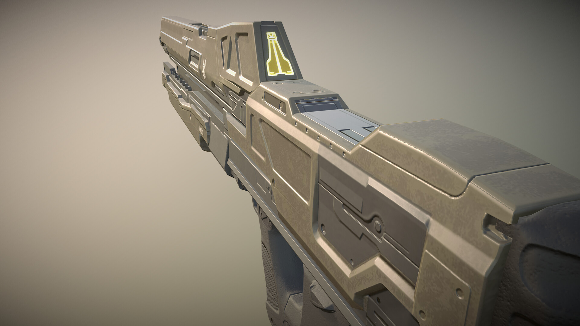 ArtStation - Halo Rail Gun Replica