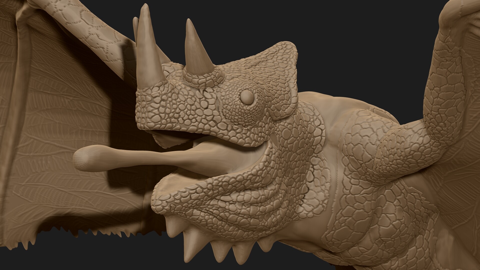 ArtStation - CREATURE WITH SCALES STUDY