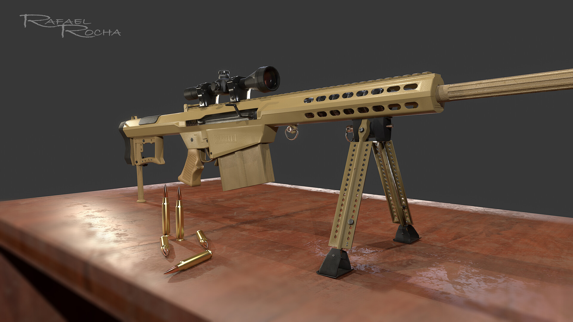 ArtStation - Barrett M107 .50 BMG