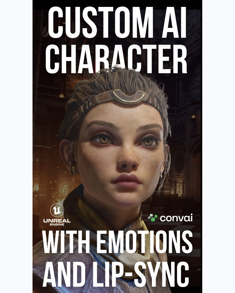 ArtStation - Create AI Characters with Custom Avatars Like Echo Using Convai!!