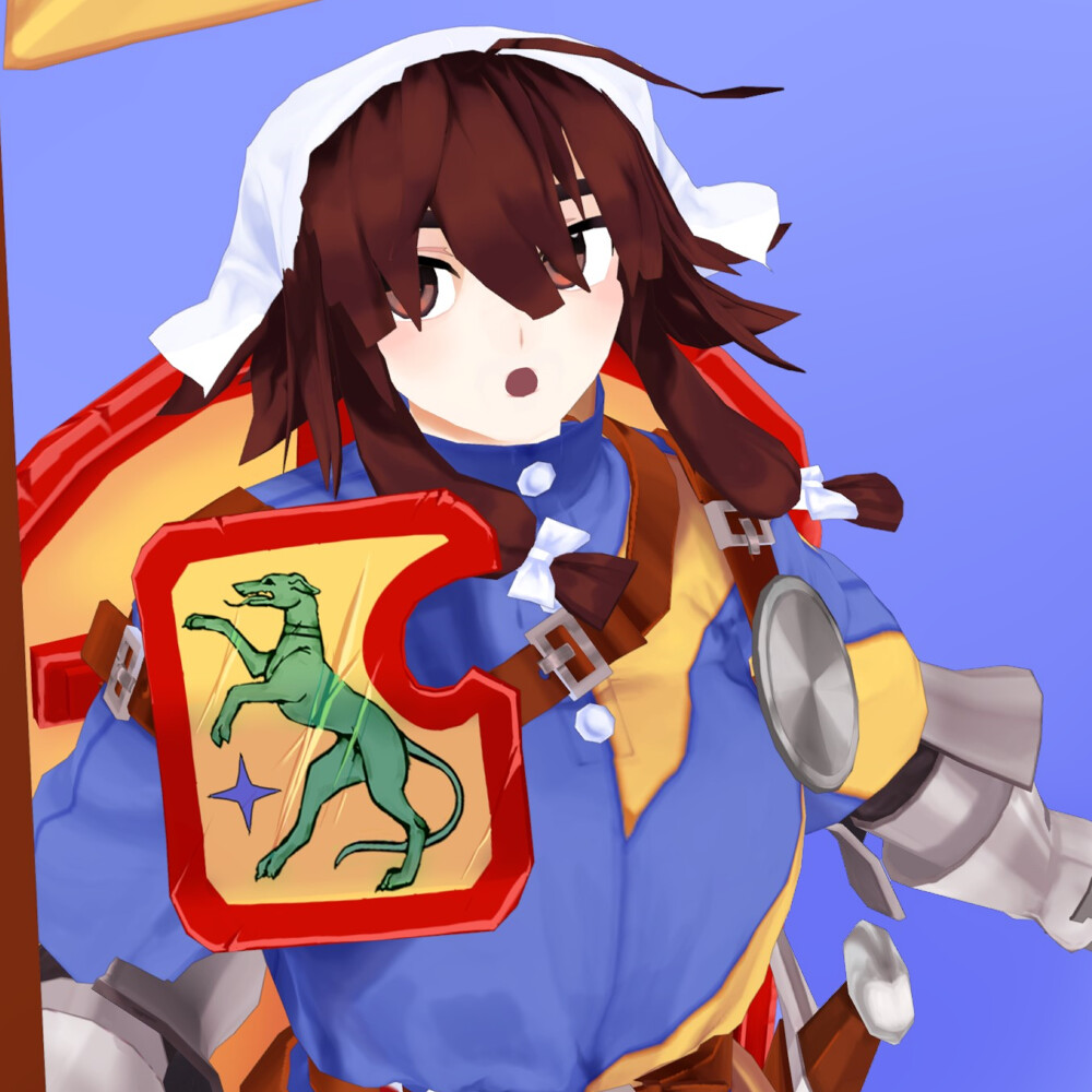 ArtStation - Knight Lady: Mid Poly Character