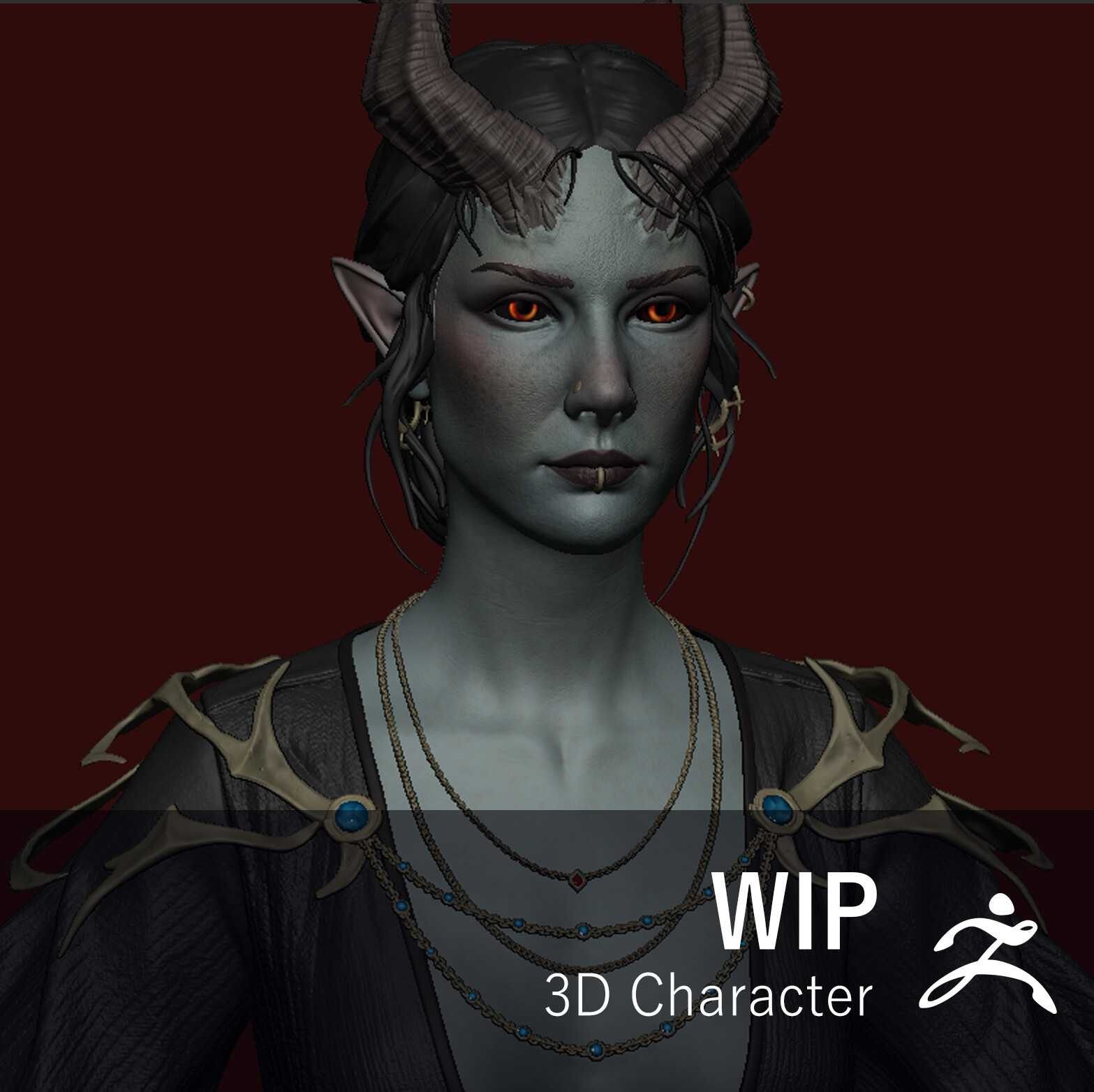 ArtStation - Tiefling WIP