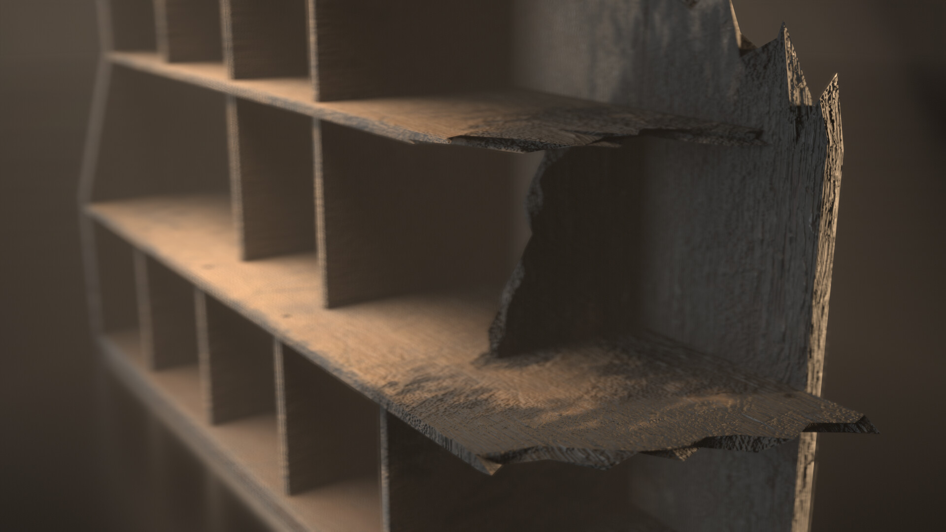 ArtStation - Shalves Damage version