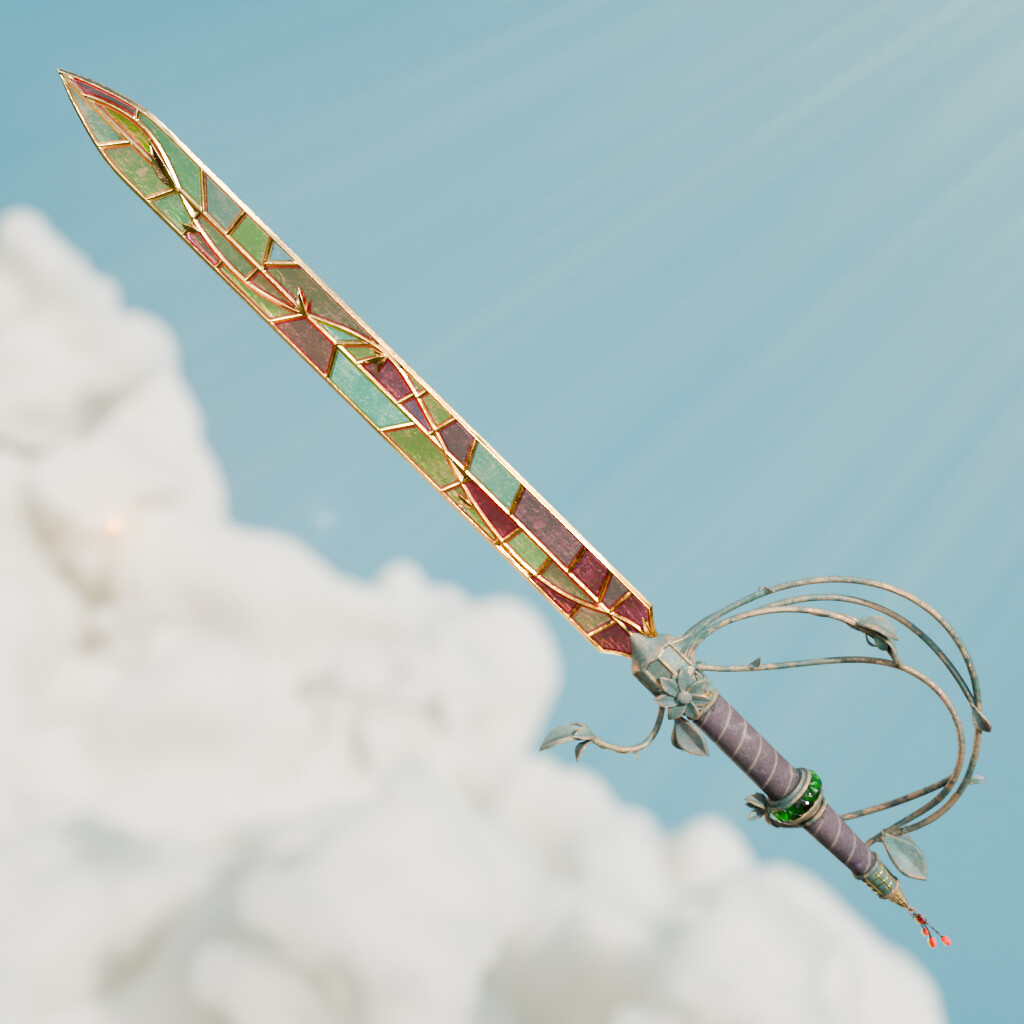 ArtStation - Magic Glass Sword
