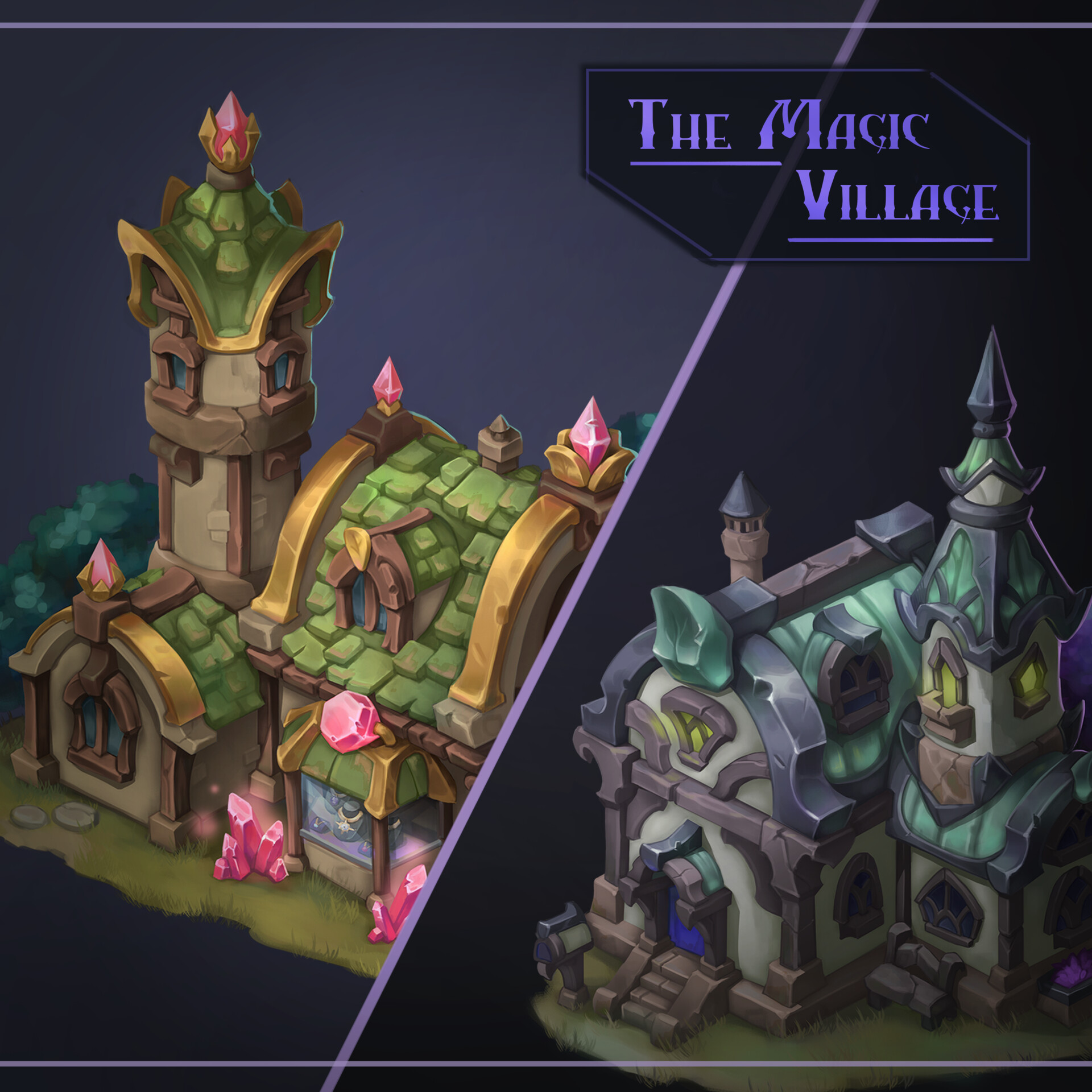 ArtStation - The magic village